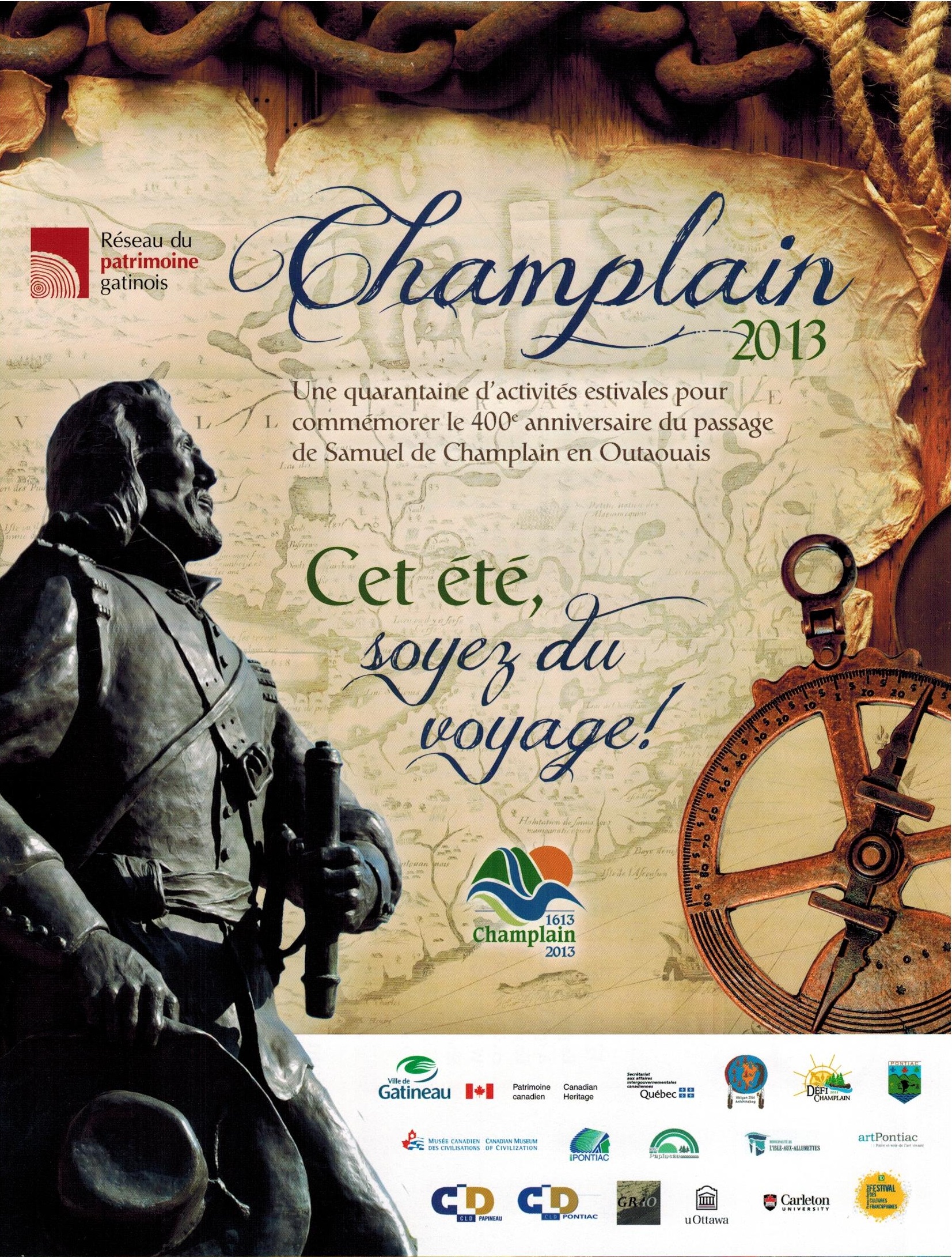 Champlain 2013 | Réseau du patrimoine de Gatineau et de l'Outaouais